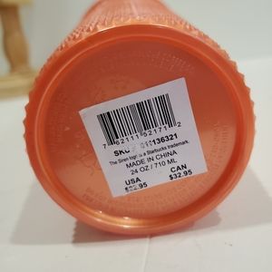 Starbucks | Dining | Brand New Starbucks Fall 222 Glossy Orange Studded ...
